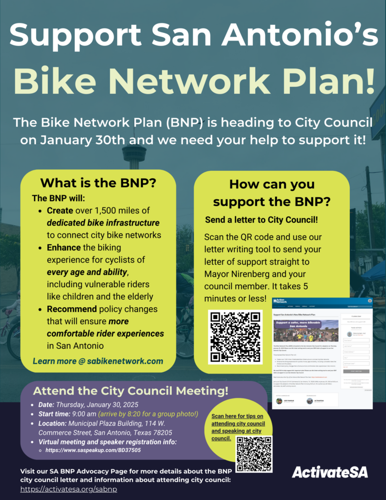 Support San Antonio's New Bike Network Plan! - ActivateSA